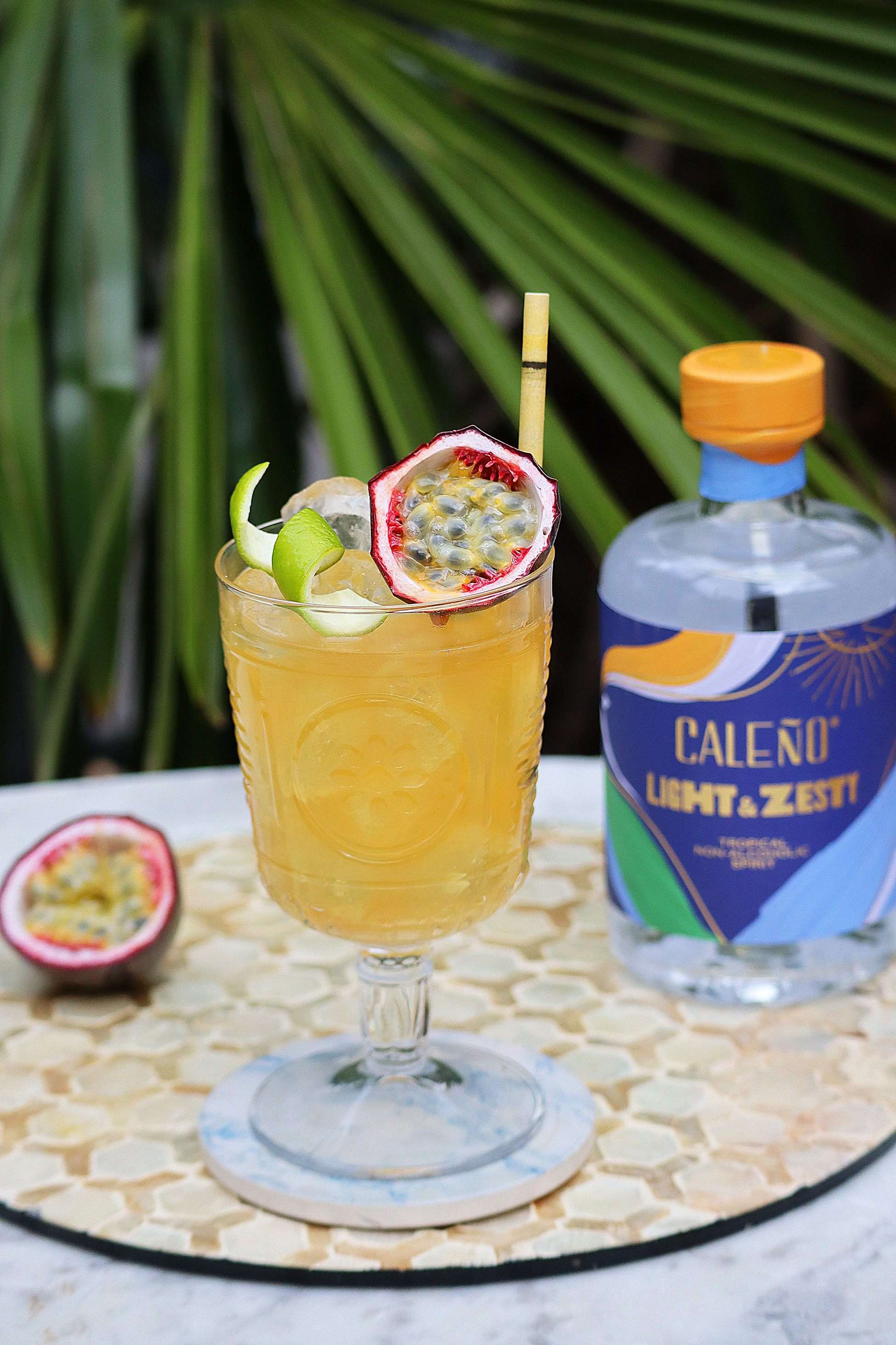 Tropical Passion Fruit Martini - Caleño Drinks